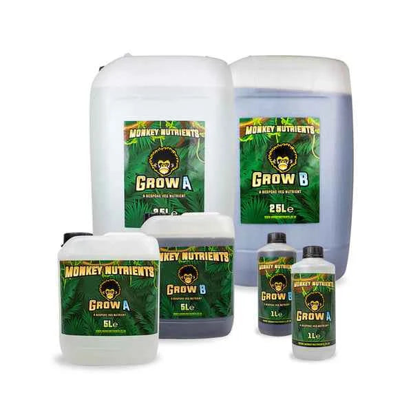 Monkey Nutrients Monkey Grow A & B – Bradford Hydroponics